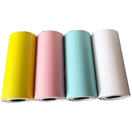 4 Printable Color Thermal Paper, Sticker, 57 X 25mm, For Mini Wireless ...
