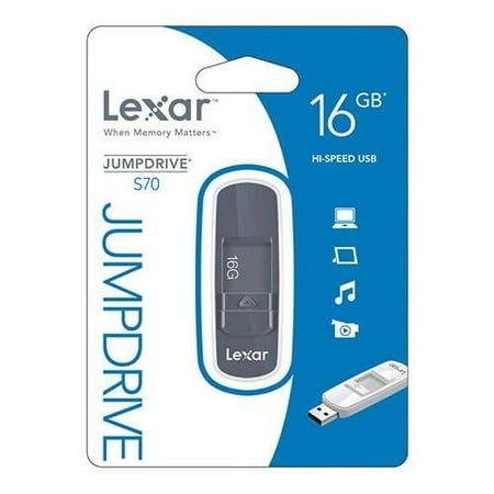 Lexar JumpDrive S70 4 GB USB Flash Drive LJDS70-4GBASBNA - Gray ...