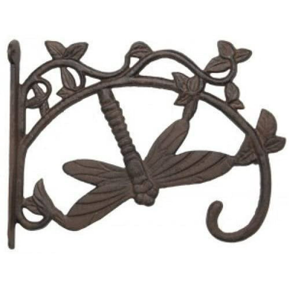 Cast Iron Plant Hanger Dragonfly Scene 10.25" Long - Walmart.com ...