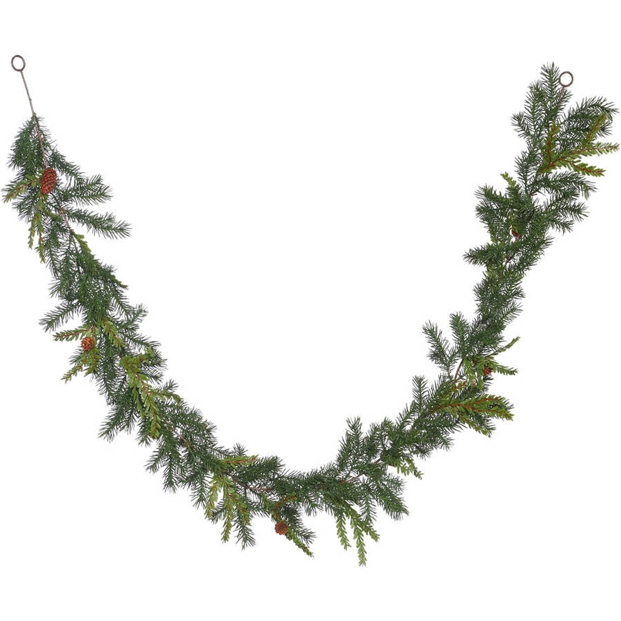 Vickerman Unlit Pine Garland, 4.0" (Green) - Walmart.com - Walmart.com