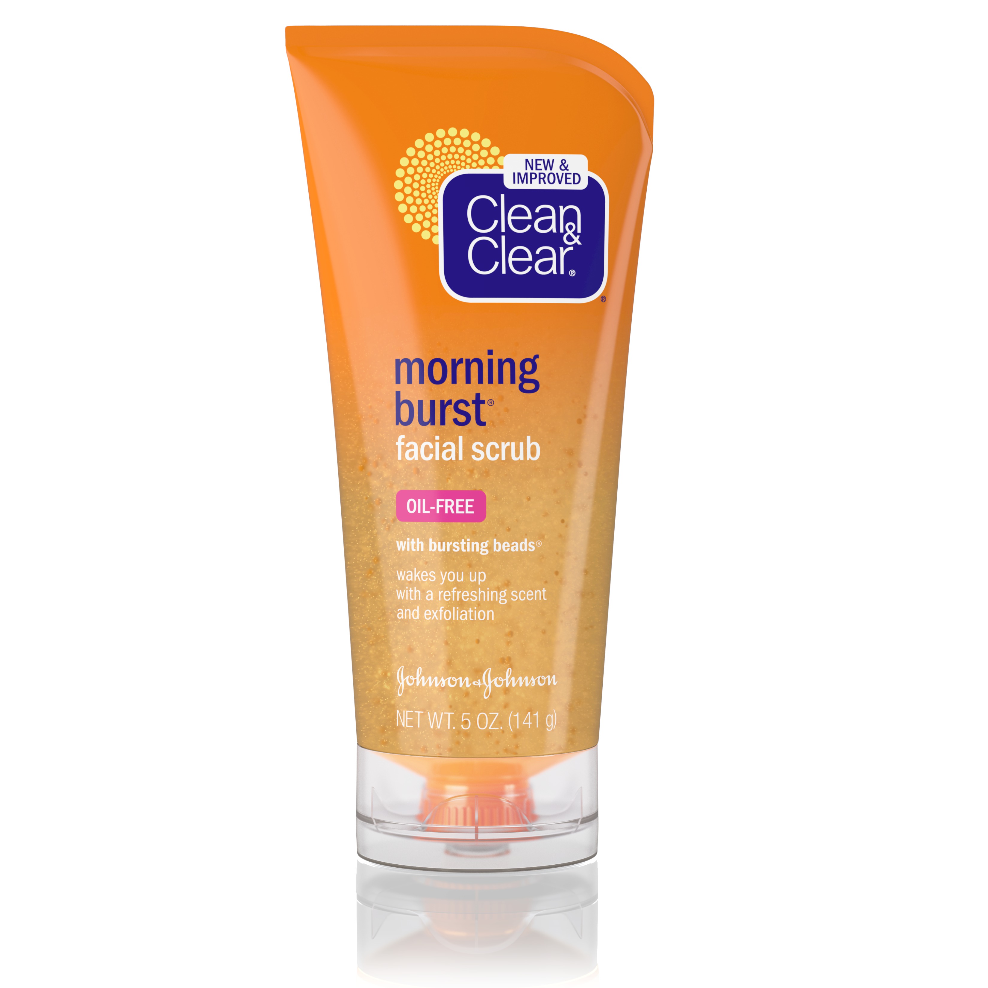 Clean Clear Morning Burst Facial Scrub For All Skin Types 5 Fl Oz