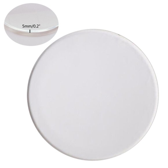 Clear Acrylic Round Table Top