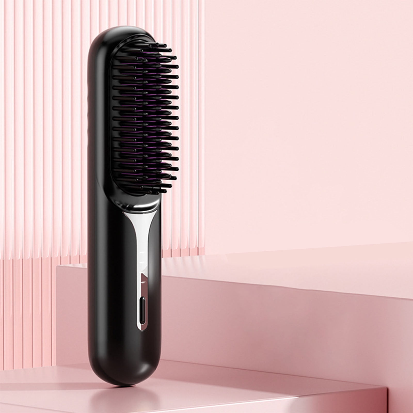 Ganfancp Wireless Straight Hair Comb Portable Negative No Injury Lazy ...