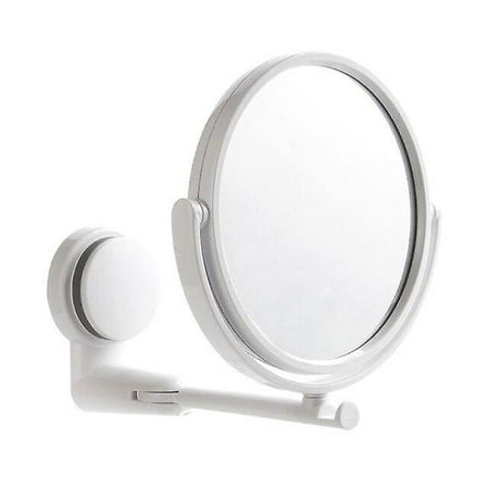 Folding Makeup Mirror Wall Mount Vanity Mirror Without Drill Swivel ...