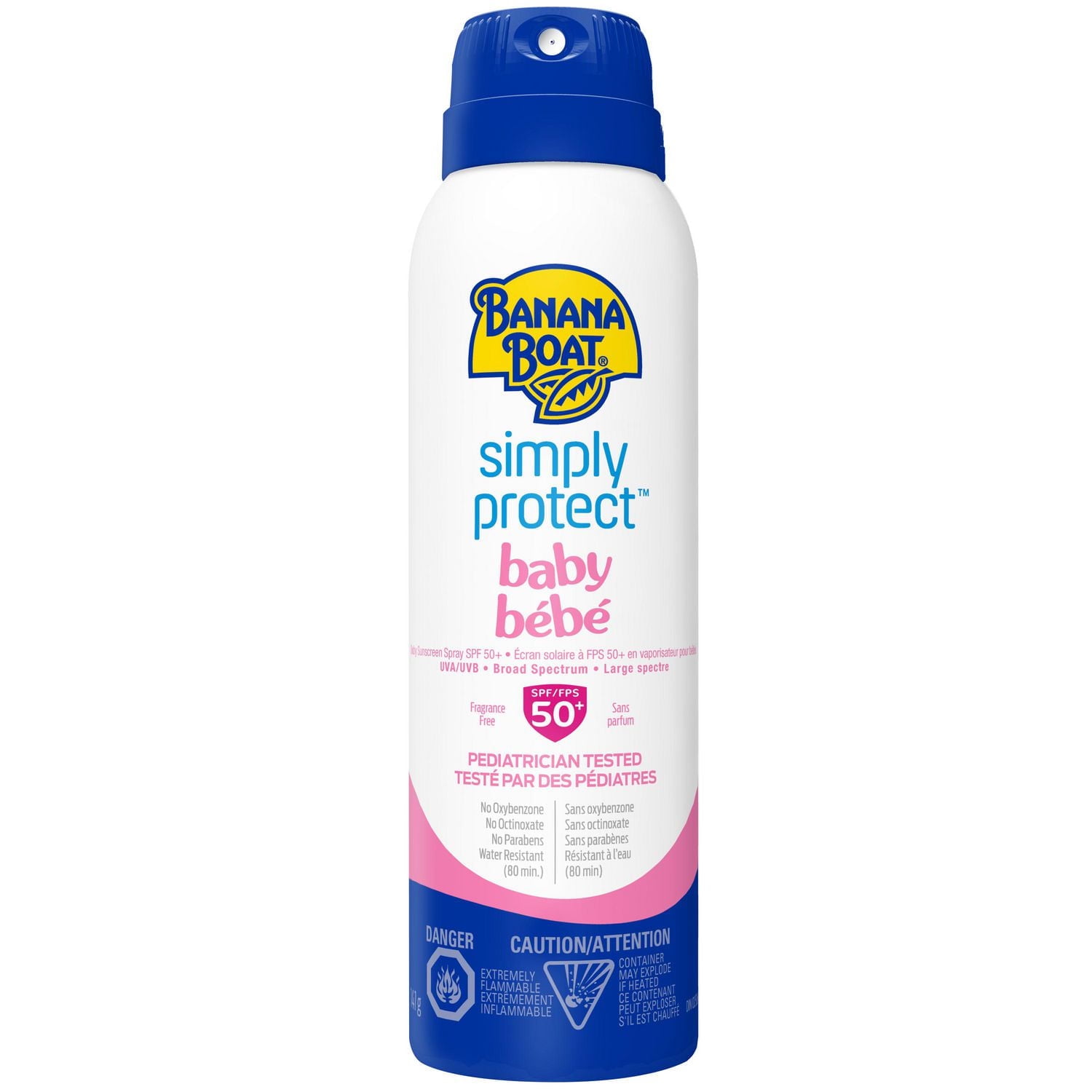 Banana Boat® Simply Protect™ Baby Sunscreen Spray SPF 50+, 141g ...