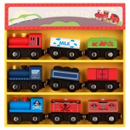 MasterPieces Wooden Christmas North Pole Toy - Polar Express 18pc Train ...