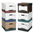 "Bankers Box Heavy-Duty File Storage Boxes, Legal Size, Business Office ...