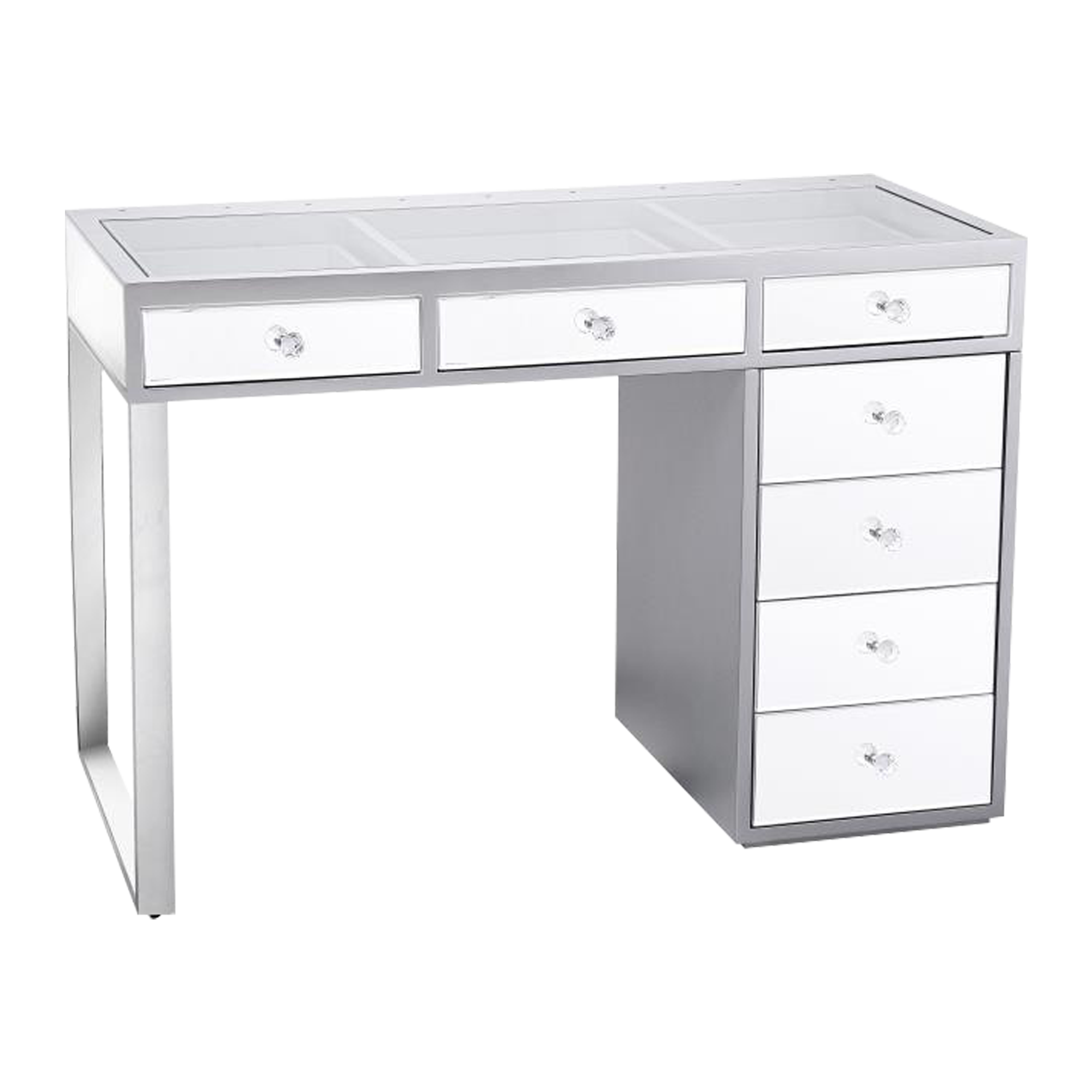 Impressions Vanity Slaystation Kylie 1 0 Vanity Table With Glass Top Impressions Vanity Slaystation Kylie 1 0 Vanity Table With Glass Top