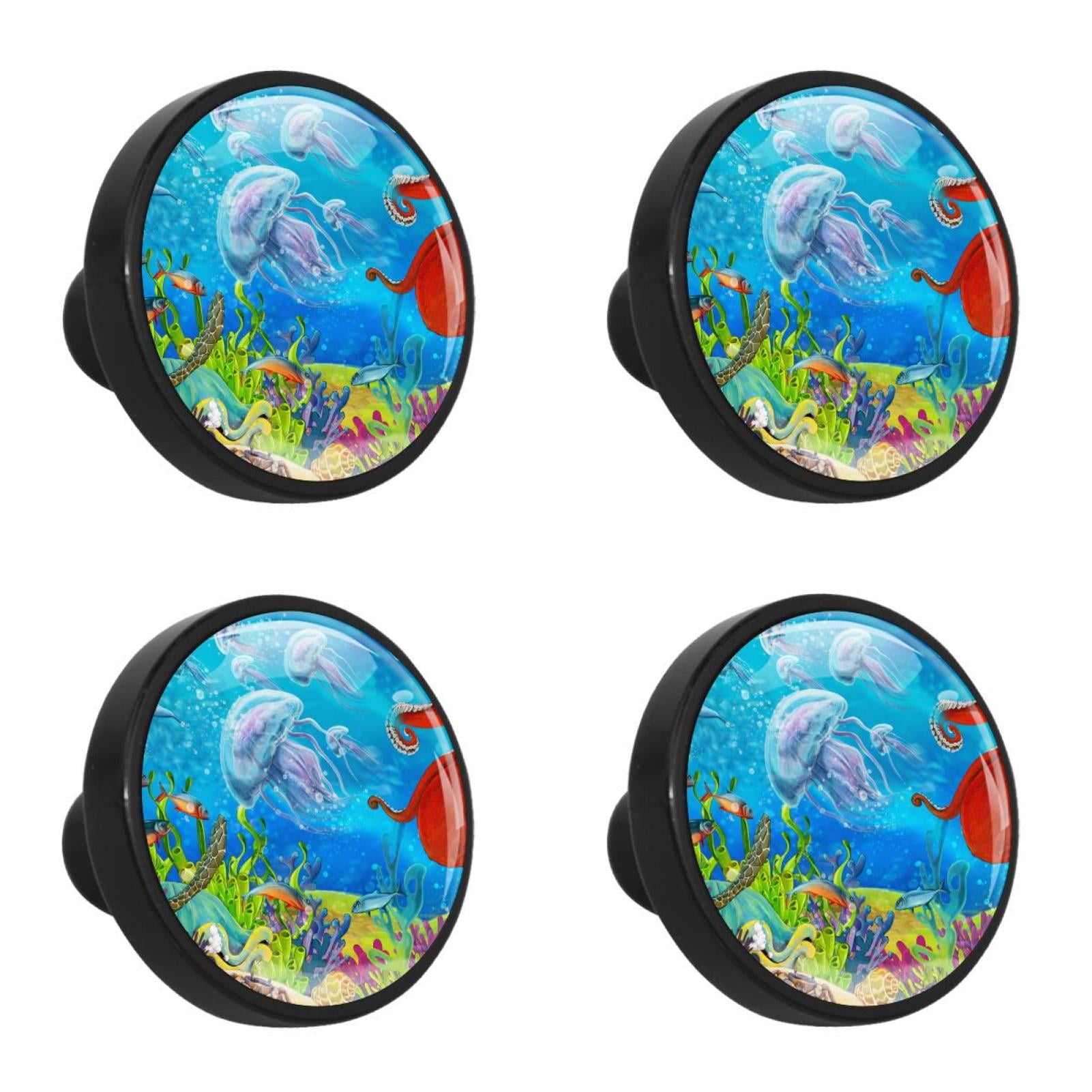 4 Pcs Octopus Knobs for Kitchen Cabinet Cupboard Dresser Bookcase ...