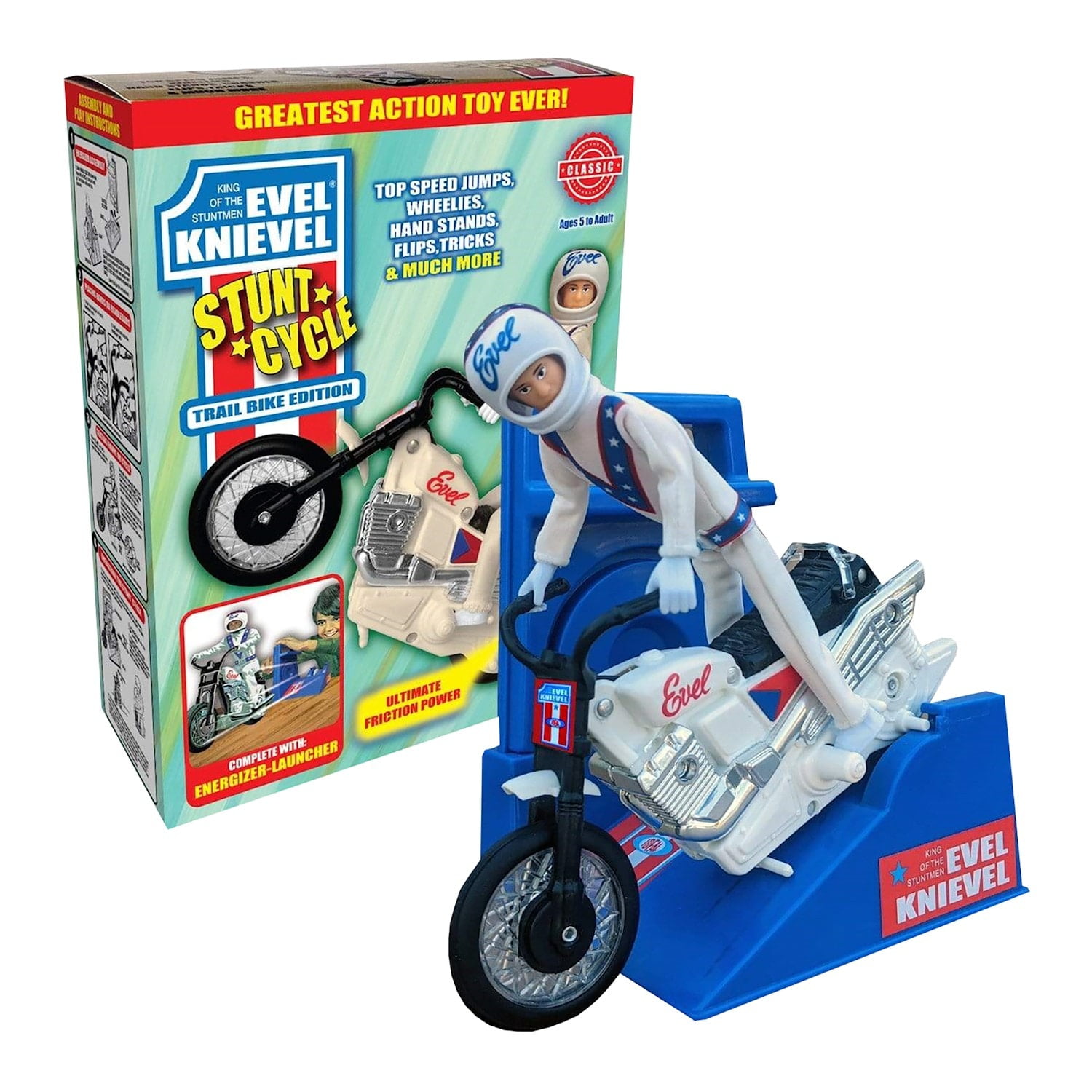 Evel Knievel Stow & Go Ramp Playset (Stunt Cycle NOT Included ...