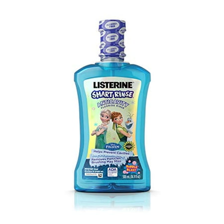 Listerine Smart Rinse Kids Alcohol-Free Anticavity Fluoride Mouthwash ...