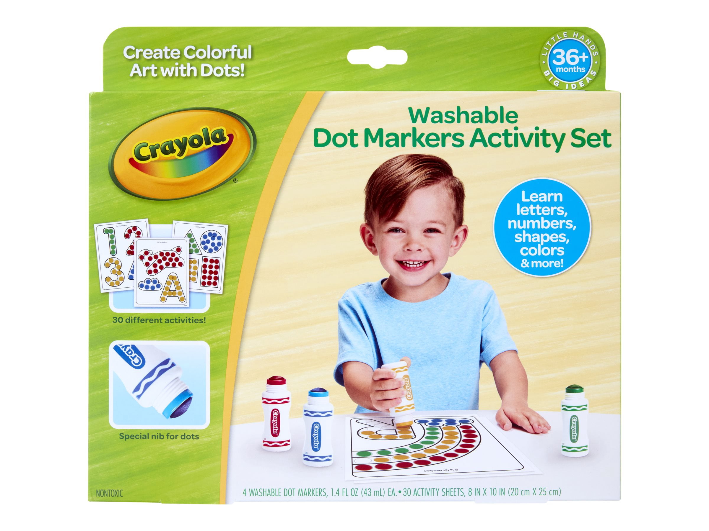 Crayola Washable Activity Set Dot - Marker - non-permanent - assorted ...