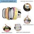 ALAZA Yellow Ice Cream School Laptop Backpack Travel Bag Casual Student ...