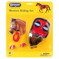 Breyer Traditional Western Riding Set, Red and Blue, 1:9 Scale Toy ...