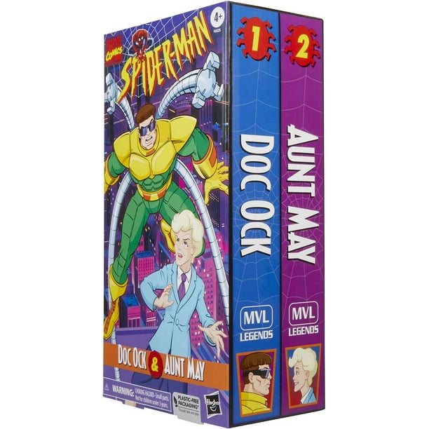 Marvel Legends Spider-Man 6 Inch Action Figure VHS 2-Pack - Doc Ock ...