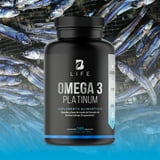 Omega 3 Platinum 180c 1000mg (certificado Ifos) B Life BLIFE Cápsulas | Walmart en línea