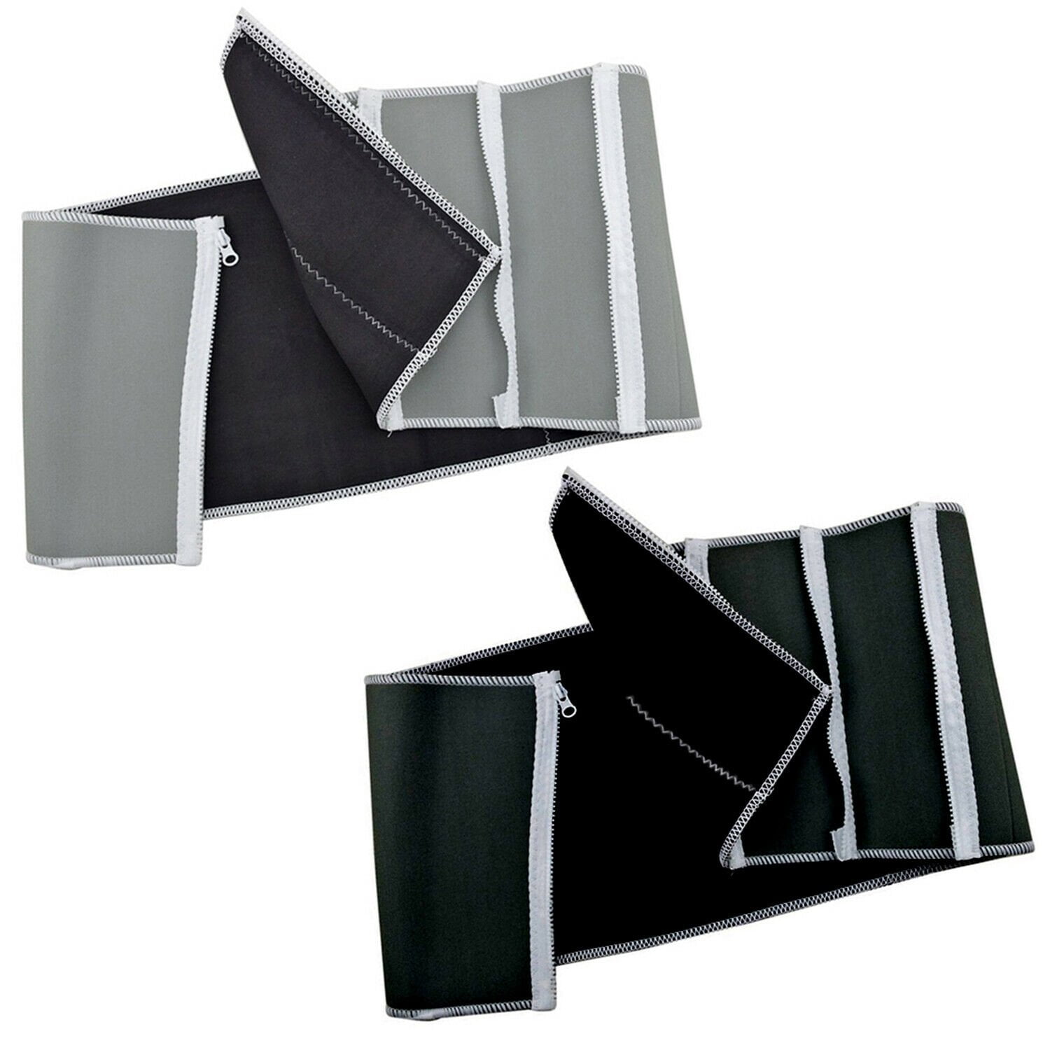 Waist Compression Slimming Belt with 5 Zippers - Walmart.com