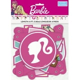Barbie Birthday Party Decorations - Serves 16: Banner, Tablecover ...