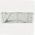 Humane Live Animal Cage Trap, Collapsible, No-Kill, 2-Door, 24"x8.5"x7 ...