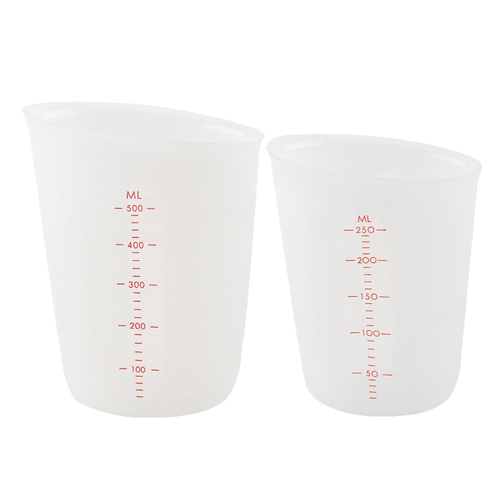 Click here for Fomiyes 2pcs Silicone Measuring Cup Visible Semi-T... prices