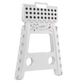 "Casafield 16"" Adults Foldable Step Stool with Handle - White ...