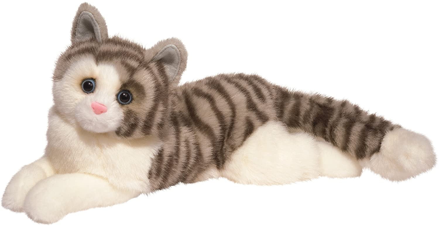 Classier Douglas Cuddle Toys SMOKEY GRAY CAT | Walmart Canada