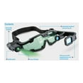 Collections Etc Night Vision Goggles with Detachable LED Headlamp for ...