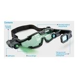 Collections Etc Night Vision Goggles with Detachable LED Headlamp for ...