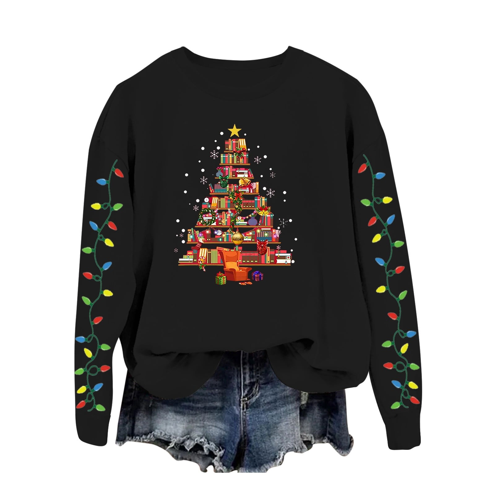 Click here for Awzxde Womens Christmas Sweatshirt Pullover Cardig... prices