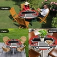 Fire Engine Truck Round Fitted Tablecloth with Elastic Edge Cartoon ...