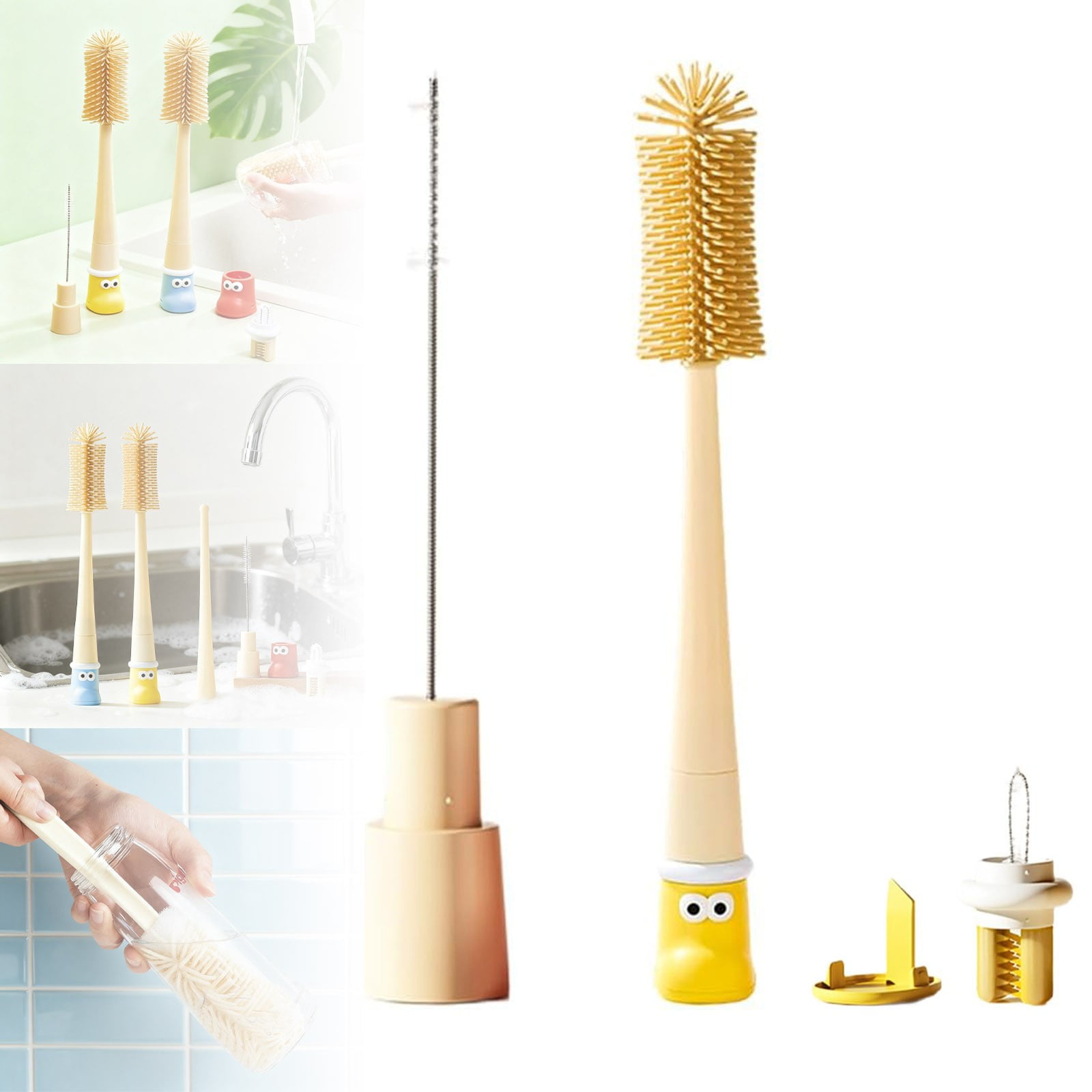 Click here for Vivavault 360° Flexible Silicone Bottle Brush For... prices