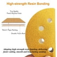 100-PACK 5 inch Sanding Discs 8-Hole Hook Loop for Orbital Sander Paper ...