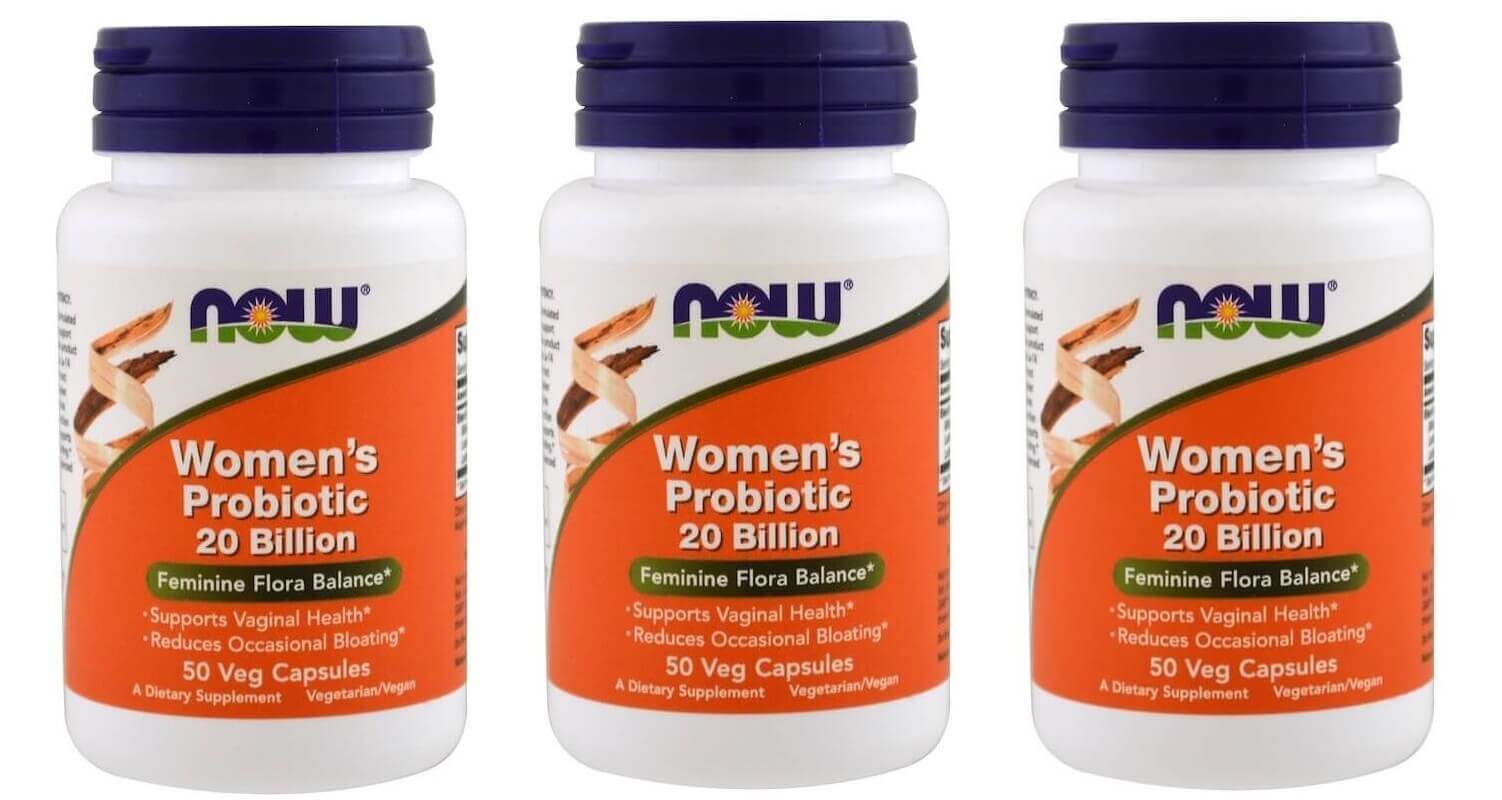 Now Foods - Woman's Probiotic 20 Billion, 50 Veggie Capsules - 3 Packs ...