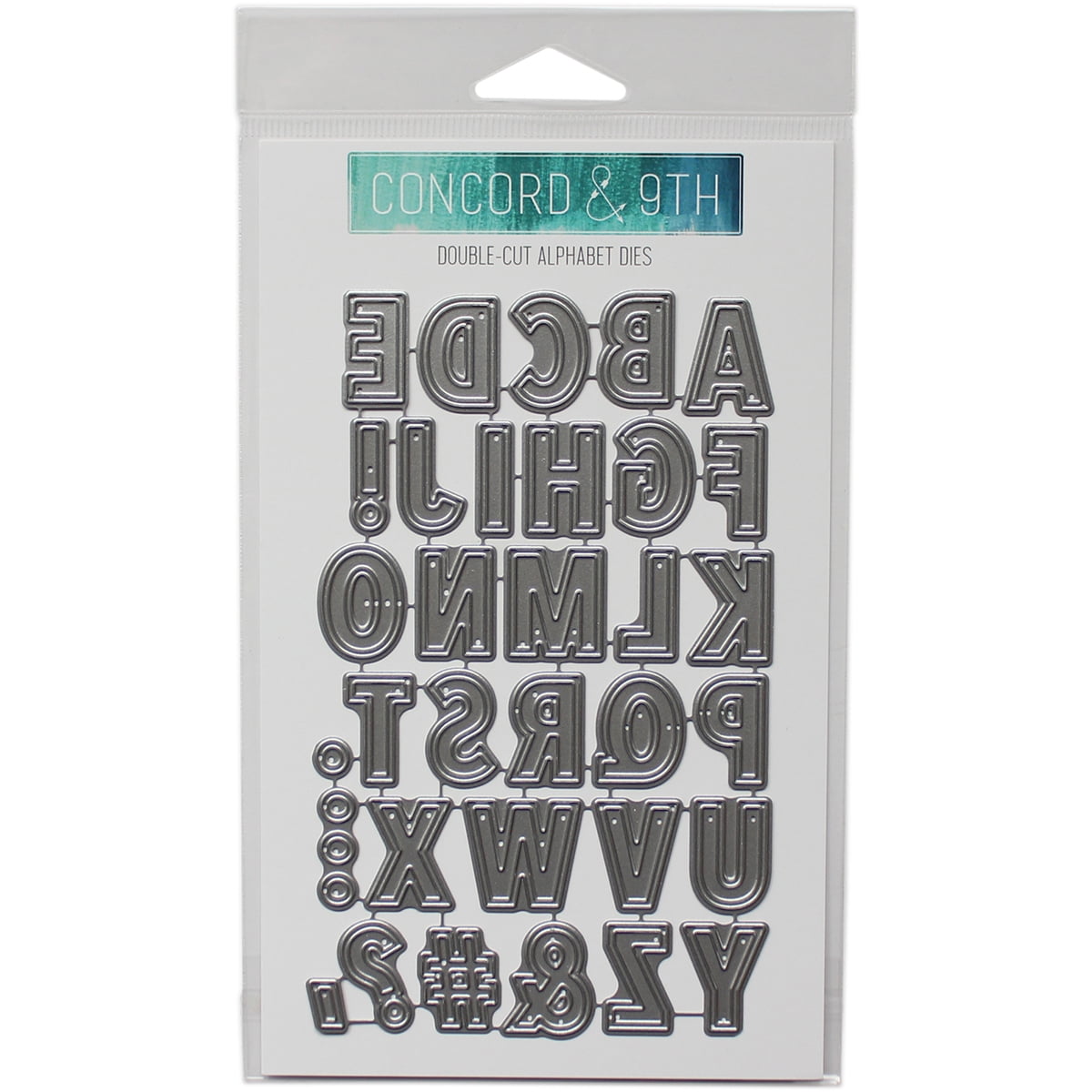 Concord & 9th Dies Double-Cut Alphabet - Walmart.com