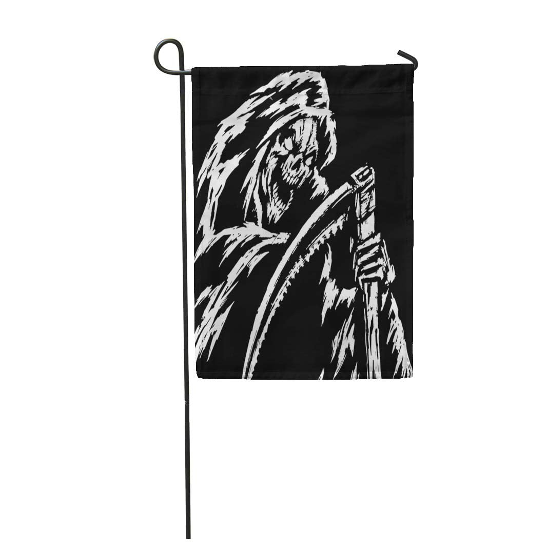 KDAGR The Grim Reaper Black and White Colors Scary Horror Character ...