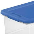 Sterilite 15 Qt Latching Plastic Storage Container, Clear Organizing ...