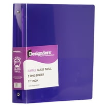 JAM Paper Plastic 3/4 in Binder, 3 Small Metal Rings, Smoke Grey, 1 ...