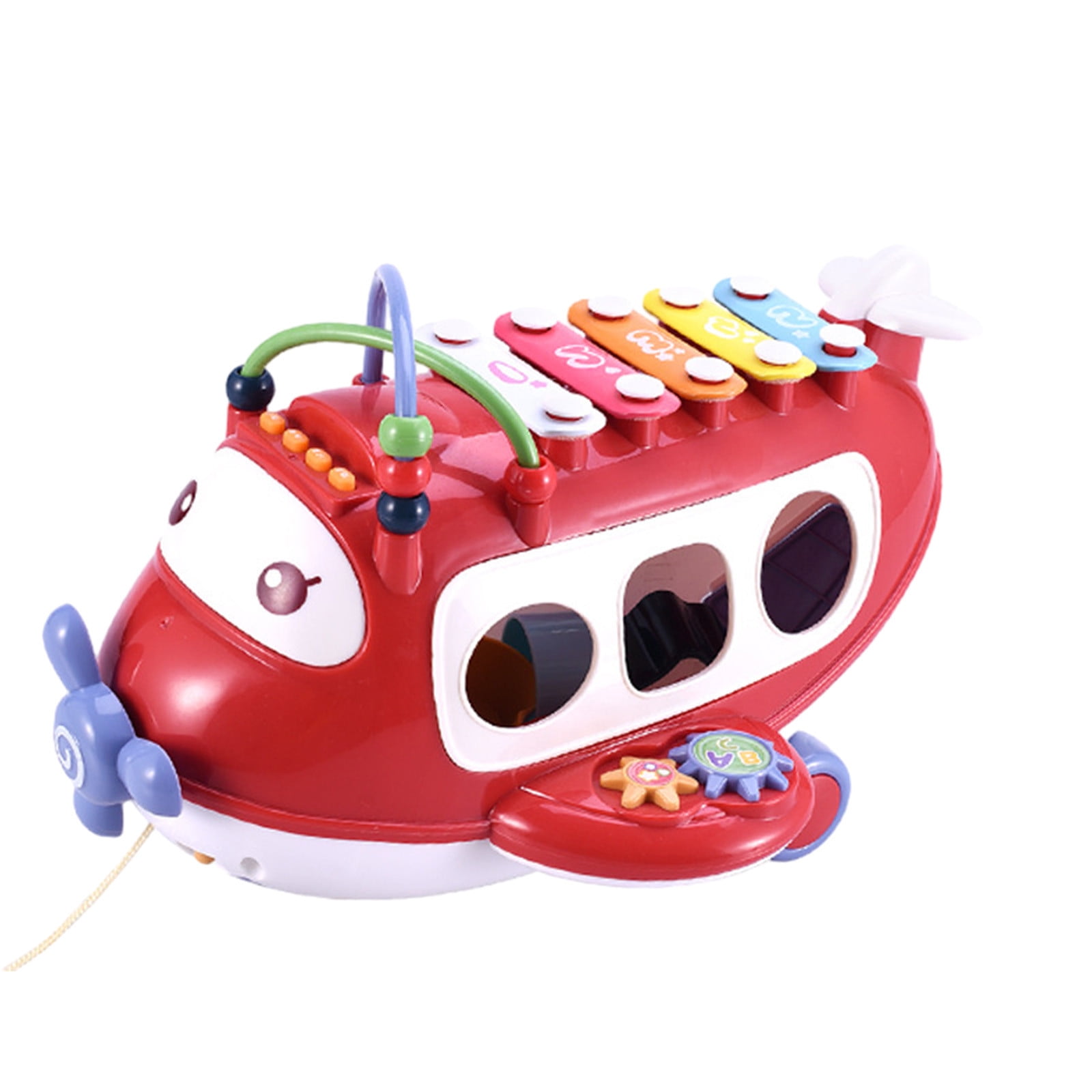 Rompecabezas infantil de educación temprana, avión multifuncional ...