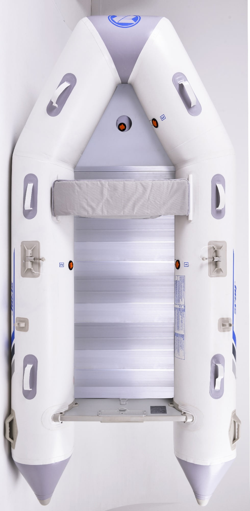 10' Zray Ranger 400 3-Person Inflatable Dinghy Boat with Oars and Pump ...