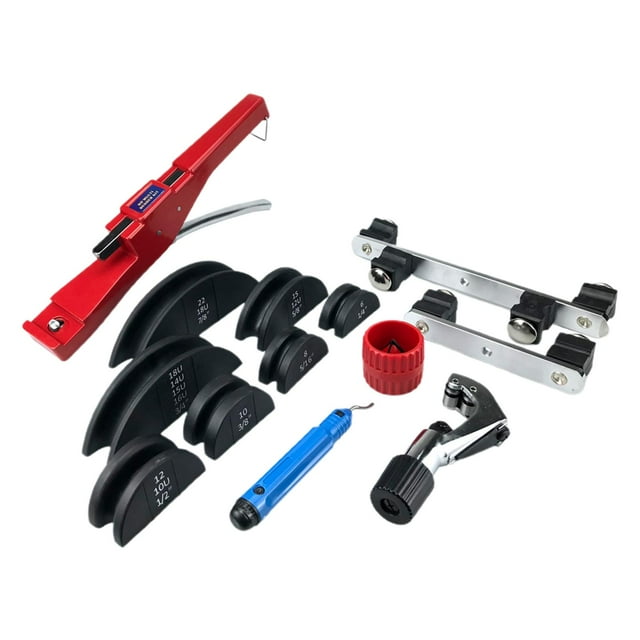 90 Degrees Pipe Bender Kits Hand Tool Metal Refrigeration Ratcheting ...