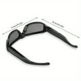 1080P HD Camera Glasses, 90 Min Loop Record 120° Lens, for Cycling ...