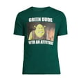 Shrek Men's Saint Patrick's Day Graphic Tee with Short Sleeves, Sizes S ...