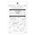 U Brands 17 x 23 in. 3N1 Magnetic Glass Dry-Erase Monthly Calendar ...