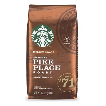 Starbucks Medium Roast Fresh Brew Ground Coffee Cans — Pike Place Roast ...