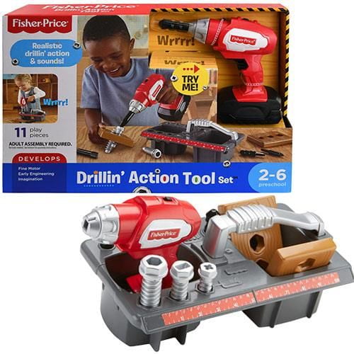 Fisher Price DP Drillin’ Action Tool Set - Walmart.com