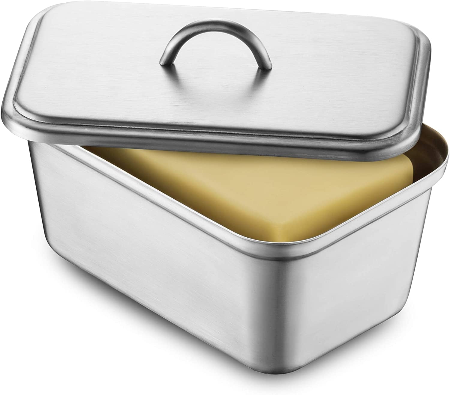 Large Butter Holder with Lid | Fits One Pound of Butter | Ideal Butter ...