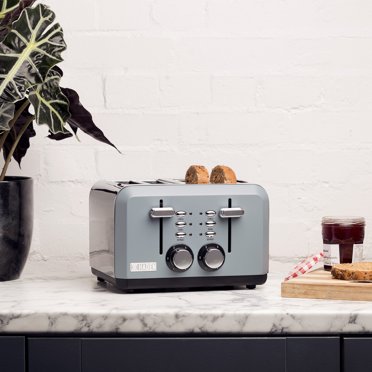 Free Shipping! Haden Dorset 4-Slice Wide Slot Stainless Steel Toaster ...
