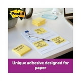 Original Recycled Note Pad Cabinet Pack, 3" x 3", Canary Yellow, 75 ...