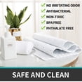 PABUBE Non-Slip Shower Mat with Suction Cups, Safety Floor, Machine ...