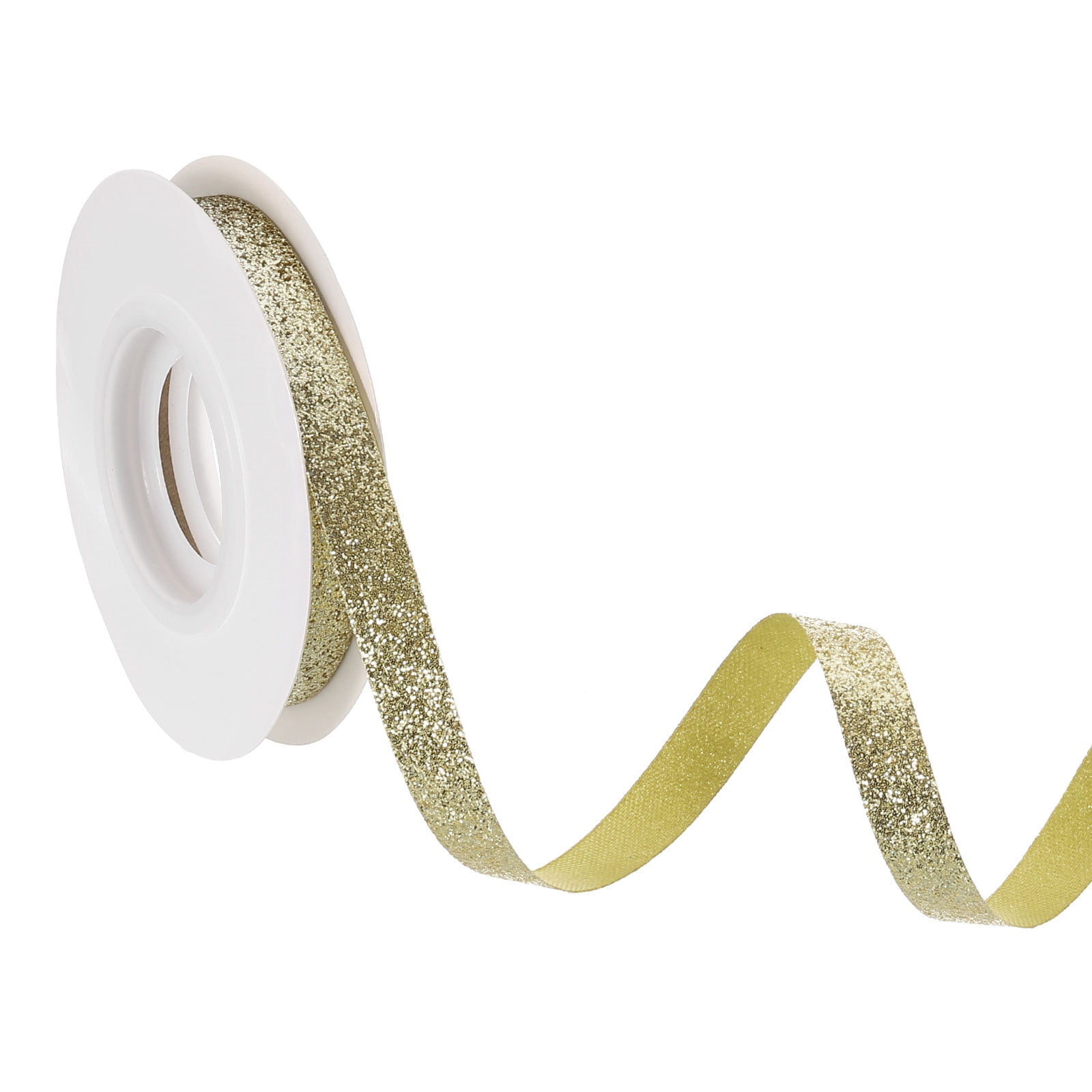 Click here for Unique Bargains 3/8 X 10 Yards Sparkle Ribbons  Gi... prices